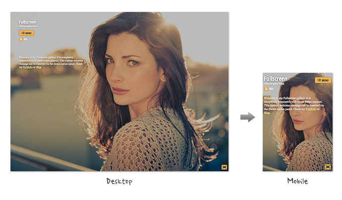 Fullscreen Gallery Theme • Themify