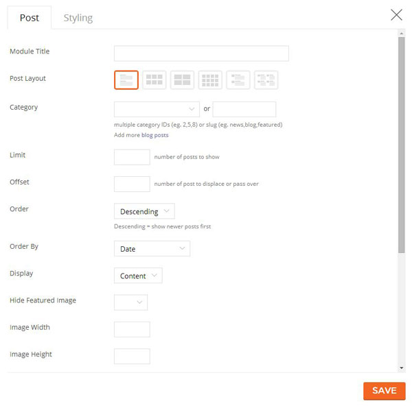 Builder Modules • Themify