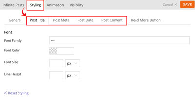 Infinite Posts • Themify