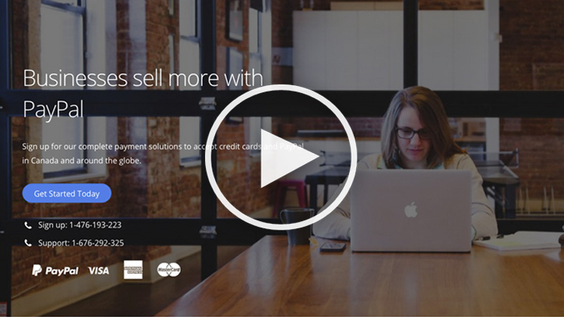 Recreating the PayPal Site Design with Themify Builder • Themify